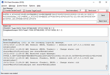 B2BITS © FIX Client Simulator